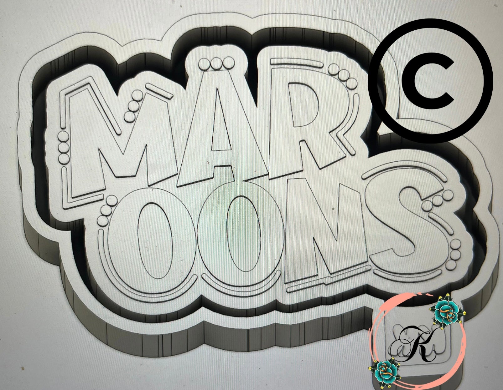 Maroons Doodle Mold – Karcher Kreations